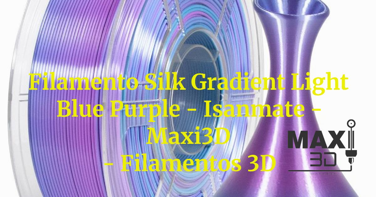 Filamento Silk Gradient Light Blue Purple - Isanmate - Maxi3D ...