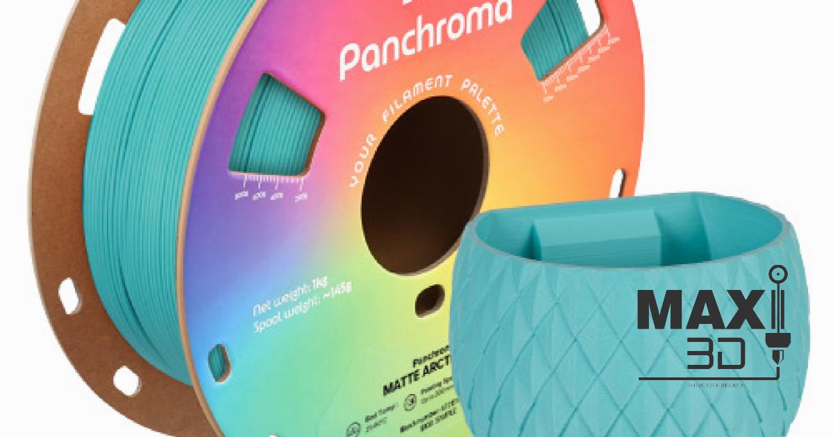 Panchroma PLA Matte Artic Teal - Maxi3D - Filamentos 3D