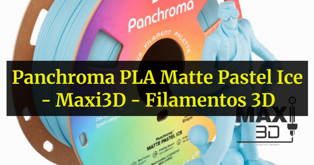 Panchroma PLA Matte Pastel Ice - Maxi3D - Filamentos 3D