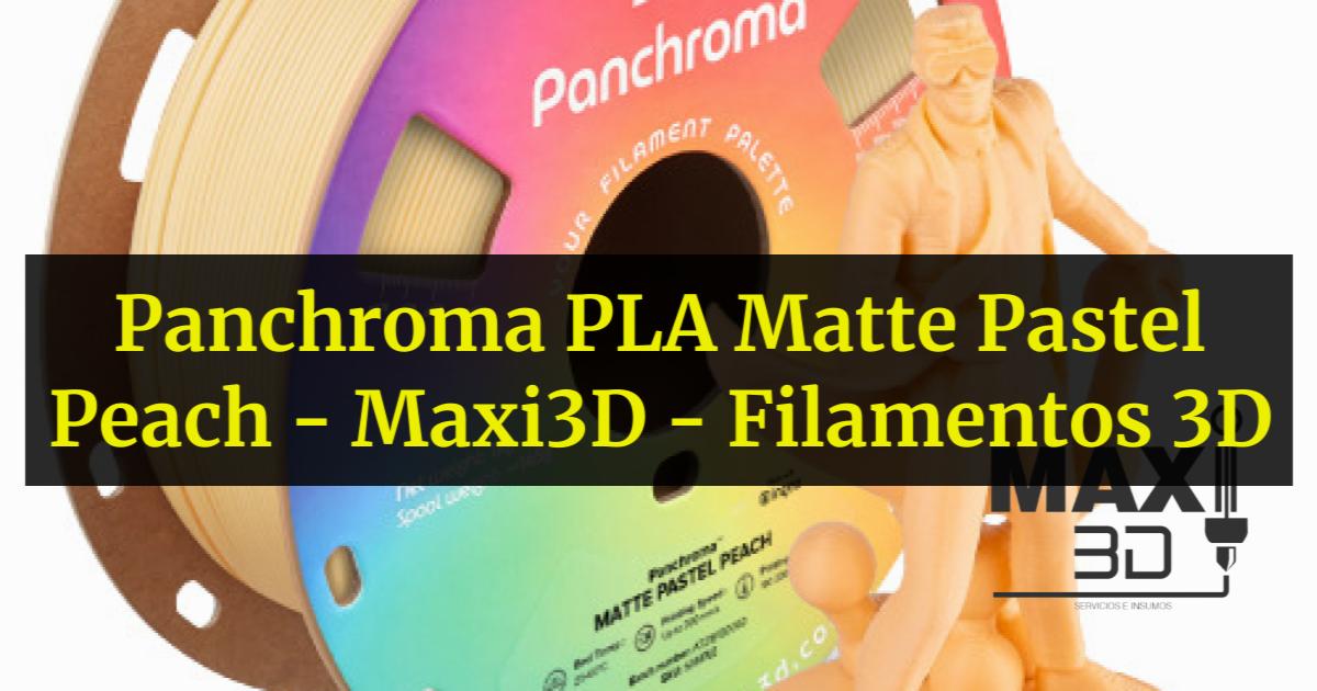 Panchroma PLA Matte Pastel Peach - Maxi3D - Filamentos 3D