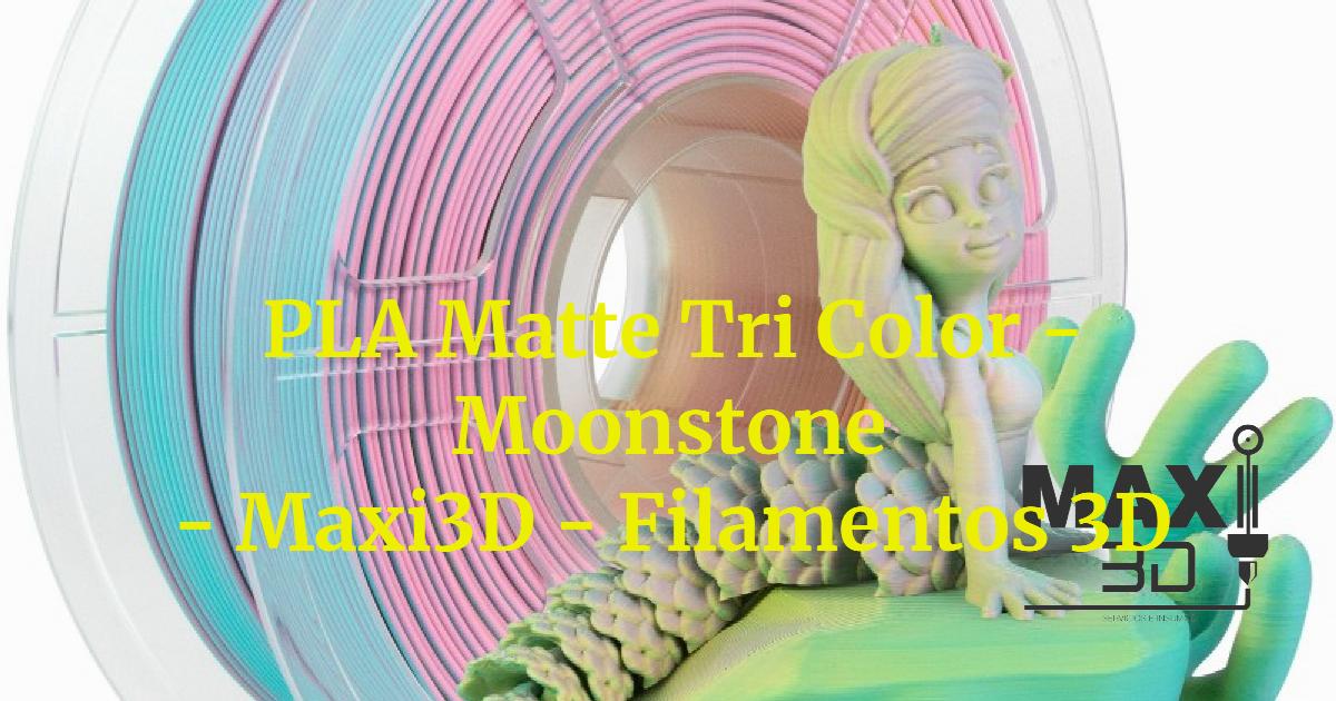 PLA Matte Tri Color - Moonstone - Maxi3D - Filamentos 3D