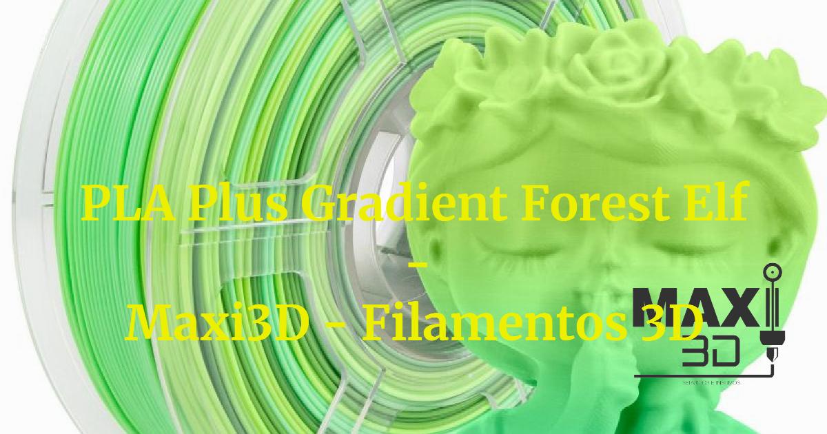 PLA Plus Gradient Forest Elf - Maxi3D - Filamentos 3D