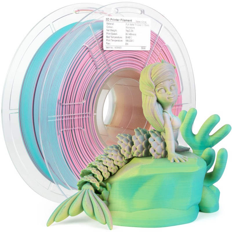 PLA Matte Tri Color - Moonstone - Maxi3D - Filamentos 3D